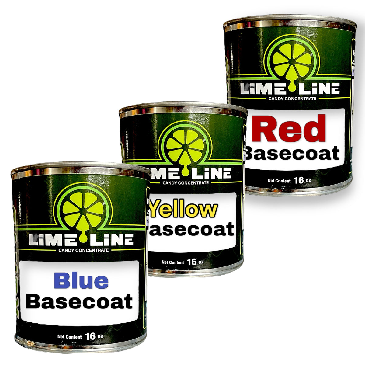LiME LiNE Solid Primary Pack Basecoats 3 Pints – LiME LiNE Paint Supply