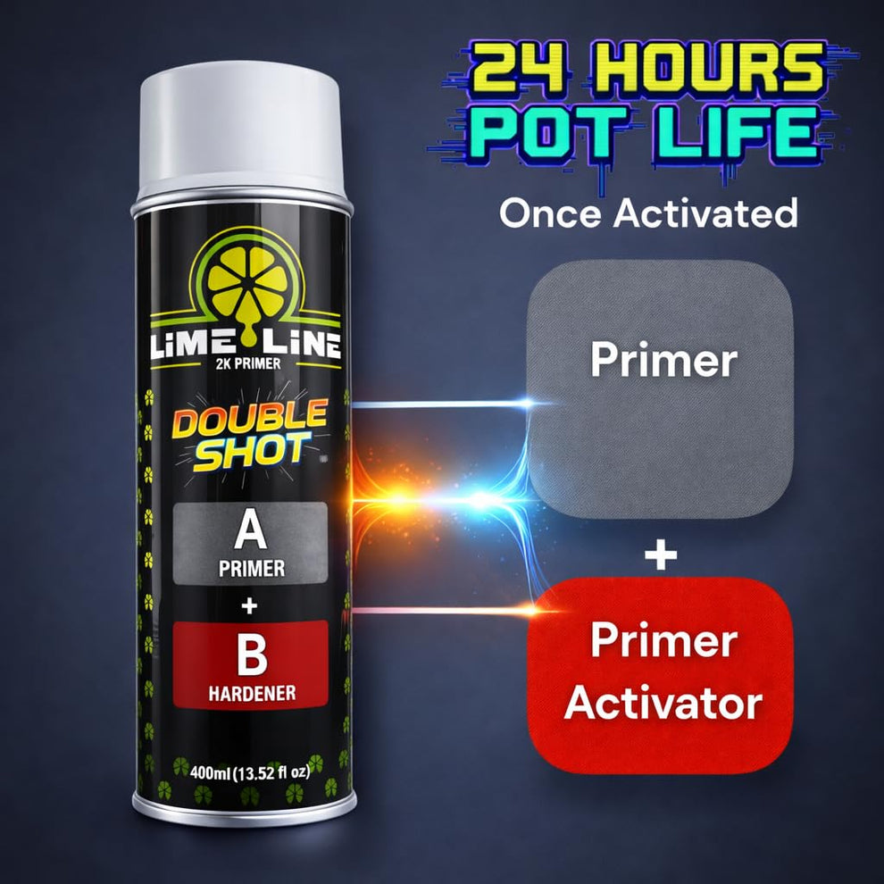 LiME LiNE 2K Urethane Primer Surfacer Aerosol Spray Can – High Build S ...