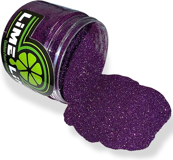 LiME LiNE Sprayable Metal Flake Paint Additive: Solvent Resistant Glit ...