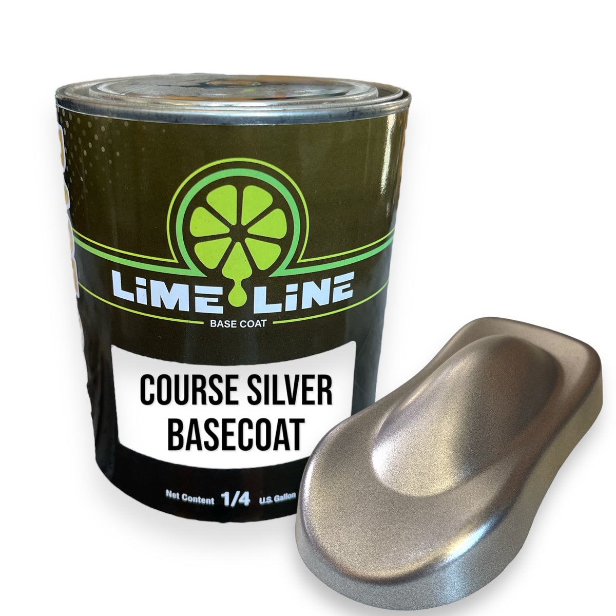 LiME LiNE Course Silver Basecoat 1 Quart / 1 Gallon – LiME LiNE Paint ...