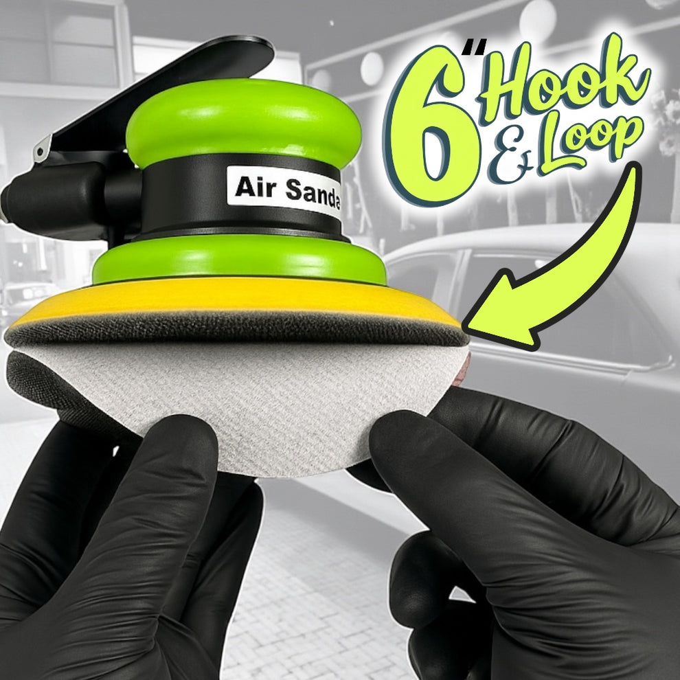 LiME LiNE 6" Hook & Loop Scuffing Discs for Orbital Dual Action Sander ...
