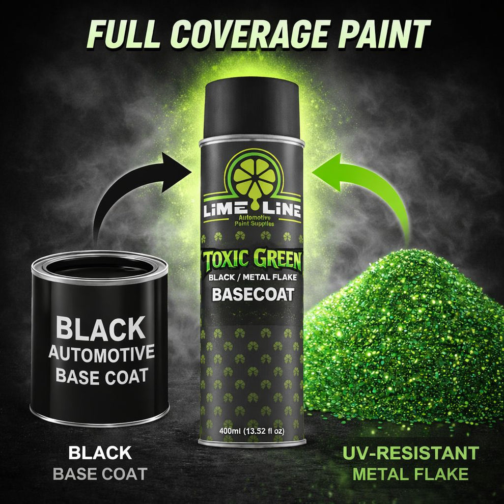 LiME LiNE Shadow Line Basecoat Spray Paint, Color Shift Black to Metal ...