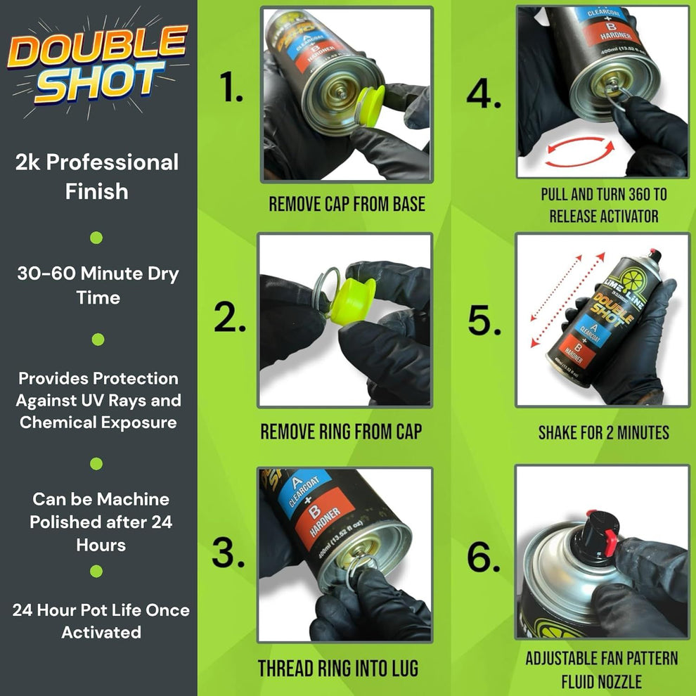 LiME LiNE Shadow Line Basecoat Spray Paint, Color Shift Black to Metal ...