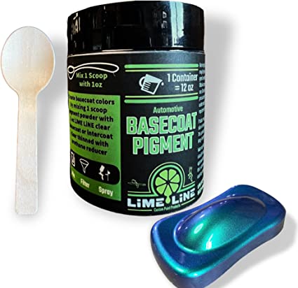 LiME LiNE Base Coat Maker Pigment Powder, Automotive Grade, Basecoat ...